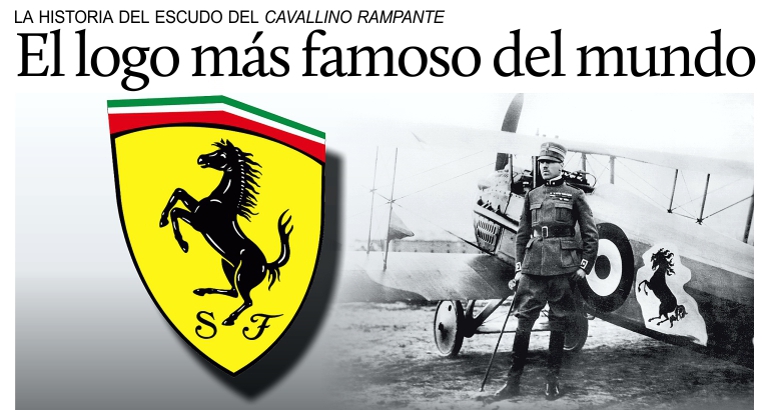 La historia del escudo del “cavallino rampante”.