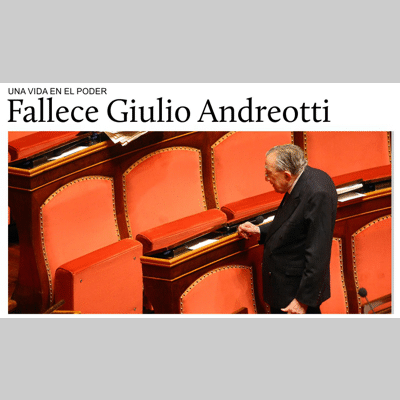 Puntodincontro.mx - crónica - Fallece Giulio Andreotti, 7 veces primer ...