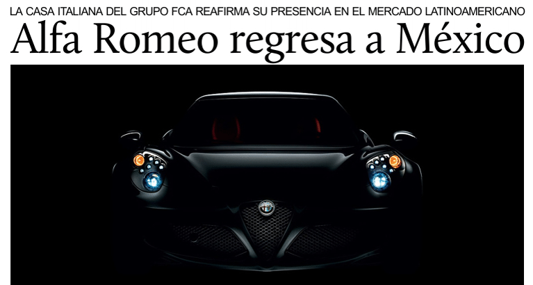 Puntodincontro.mx - Alfa Romeo regresa a México: presentan los modelos ...
