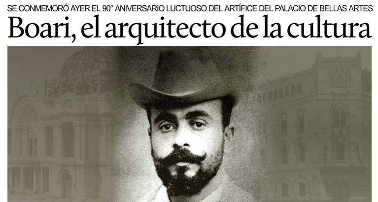 Adamo Boari, el arquitecto de la cultura.