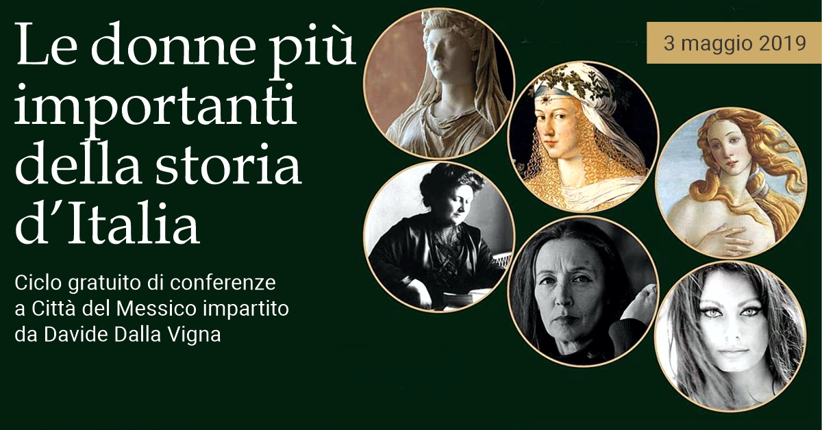 Le donne più importanti della storia d'Italia.