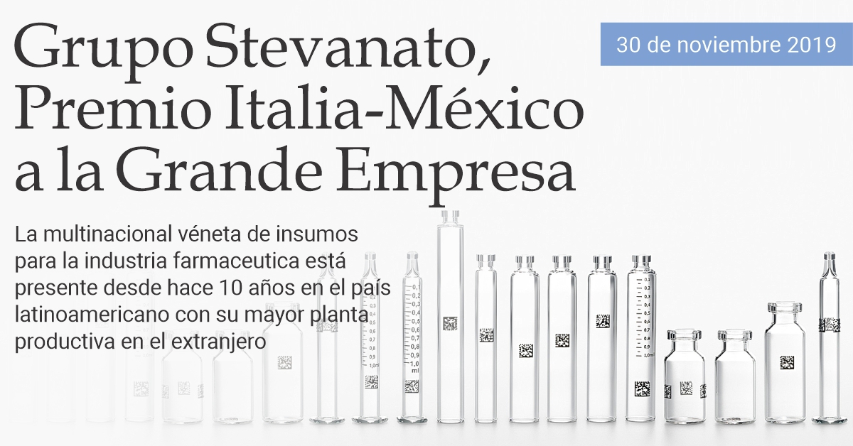 Grupo Stevanato, Premio Italia-México a la Grande Empresa